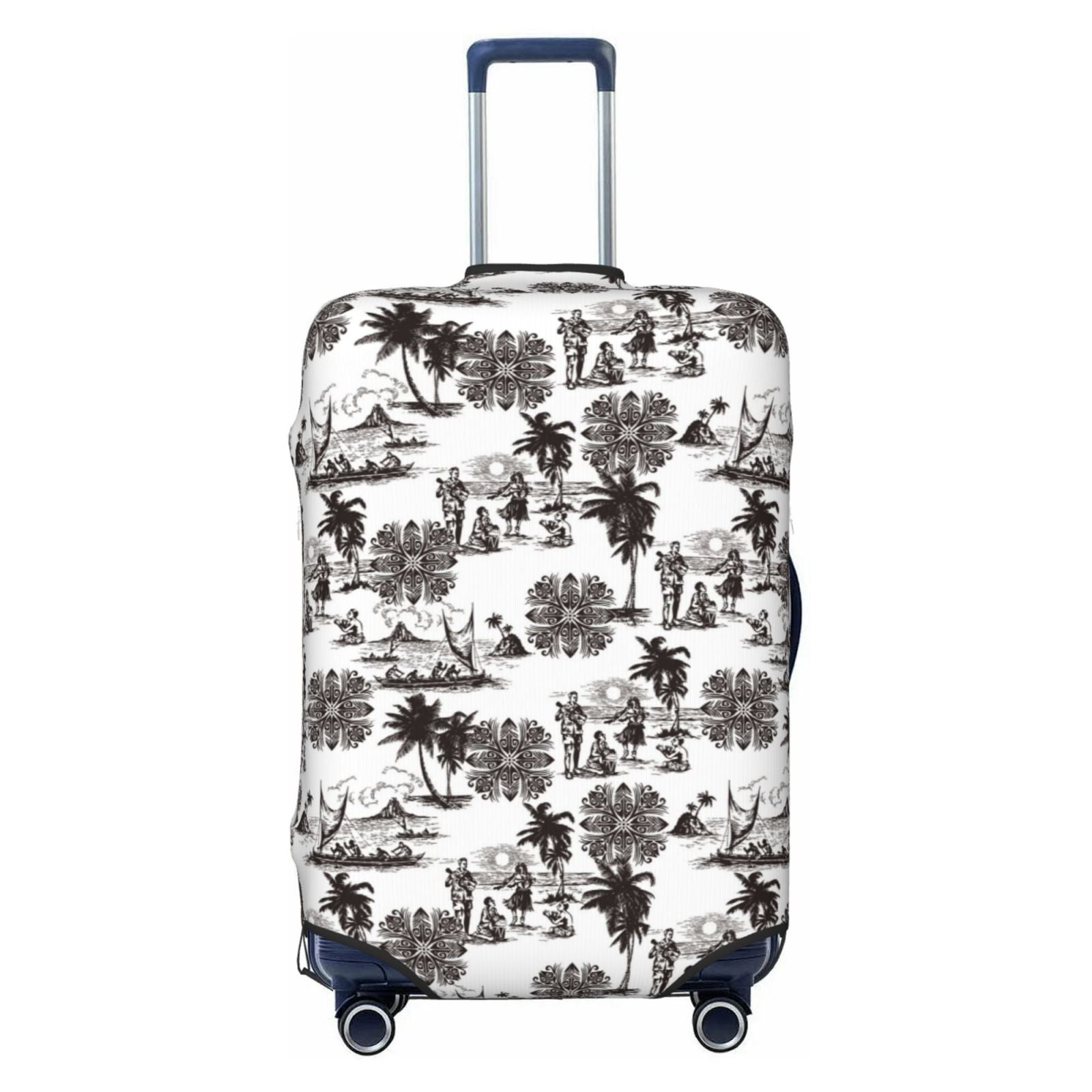 Ocsxa Travel Dust Proof Suitcase Cover Beach Print Luggage Cover