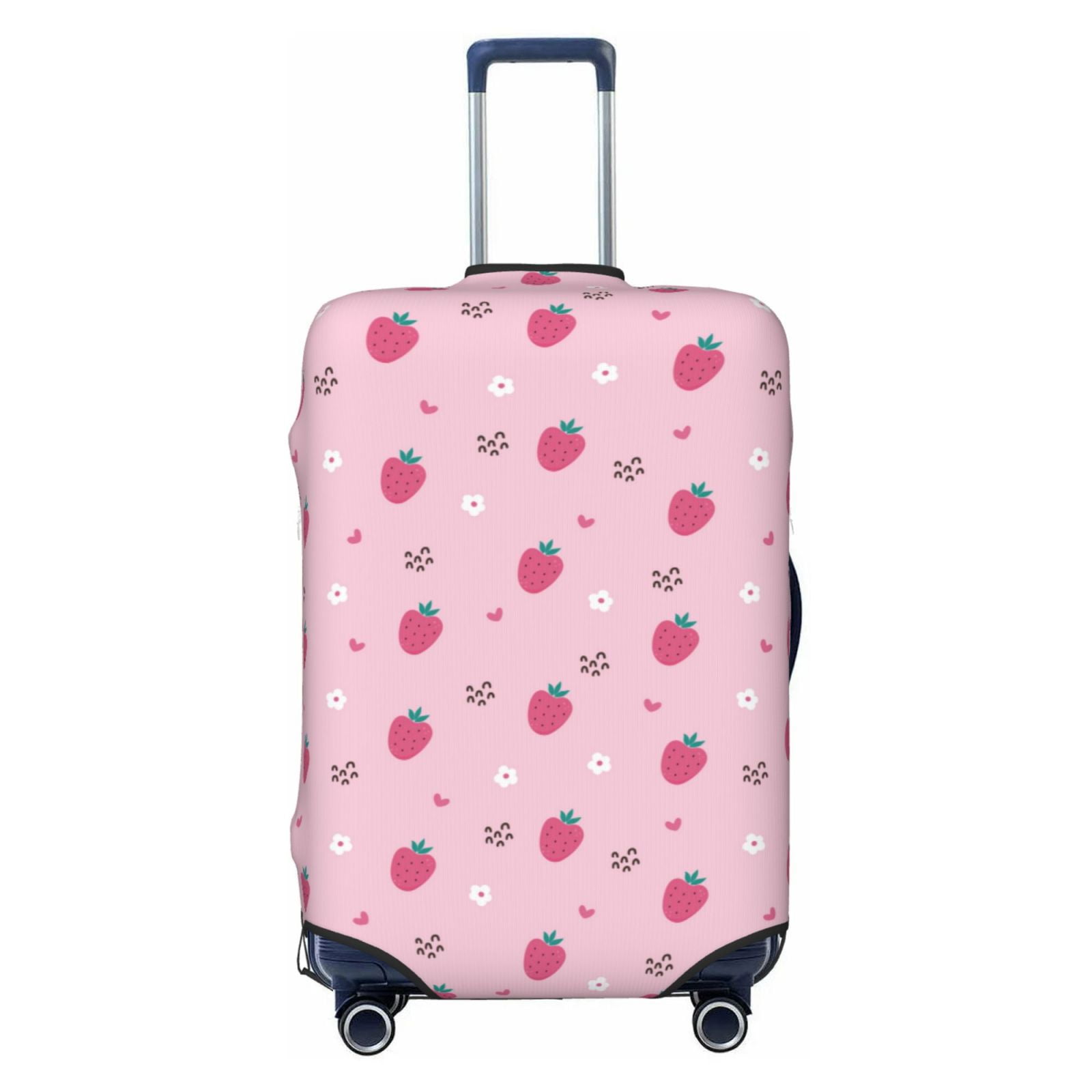 Ocsxa Travel Dust Proof Suitcase Cover Strawberries Print Luggage Cover