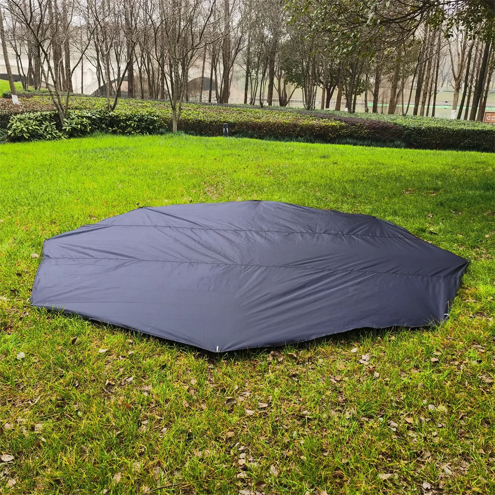 Octagon Camping Mat Oxford Cloth Waterproof Pyramid Tent Ground Sheet ...