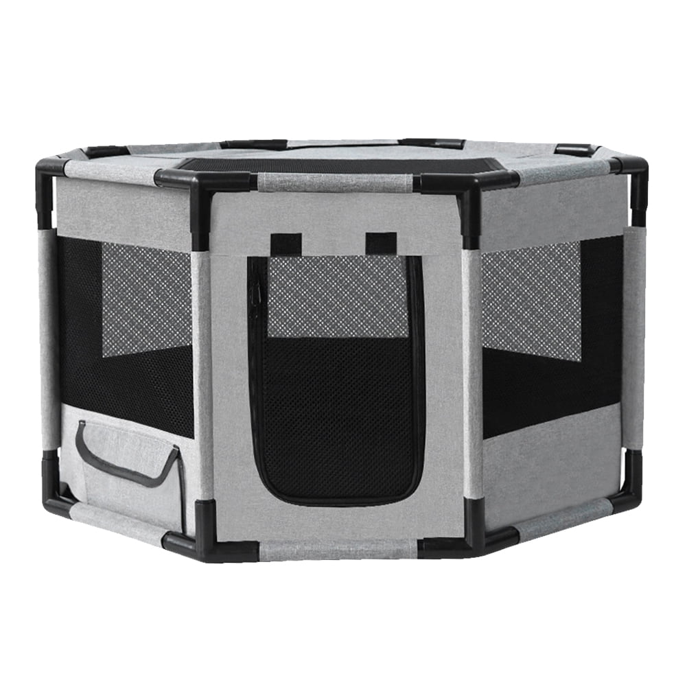 Octagon Dog Playpen, Cat Dog Crate Portable Pet Exercise Cage Kennel ...
