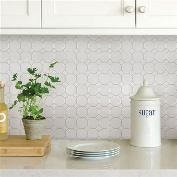 Octagon Peel & Stick Backsplash Tiles - Walmart.com