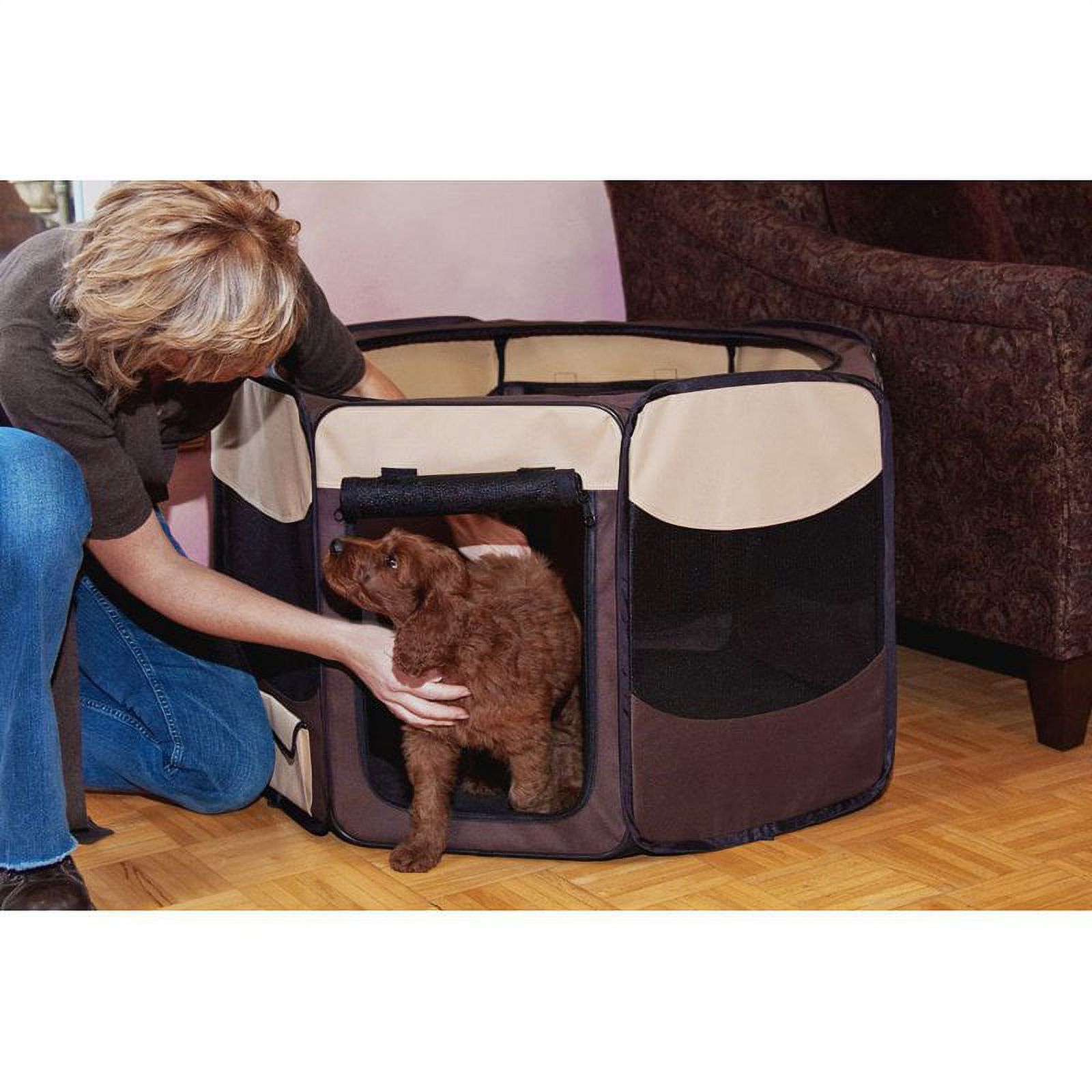 Pet Gear Octagon Pet Pen with Removable Top 29" Pink - Walmart.com