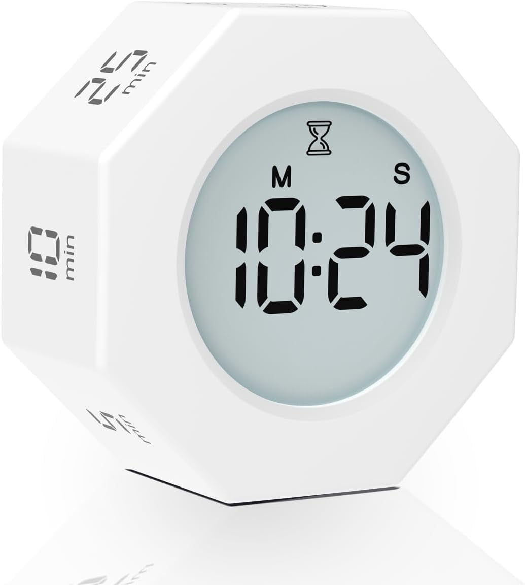 Octagon Pomodoro Timer Clock, Productivity Timer Cube, Octagonal ...