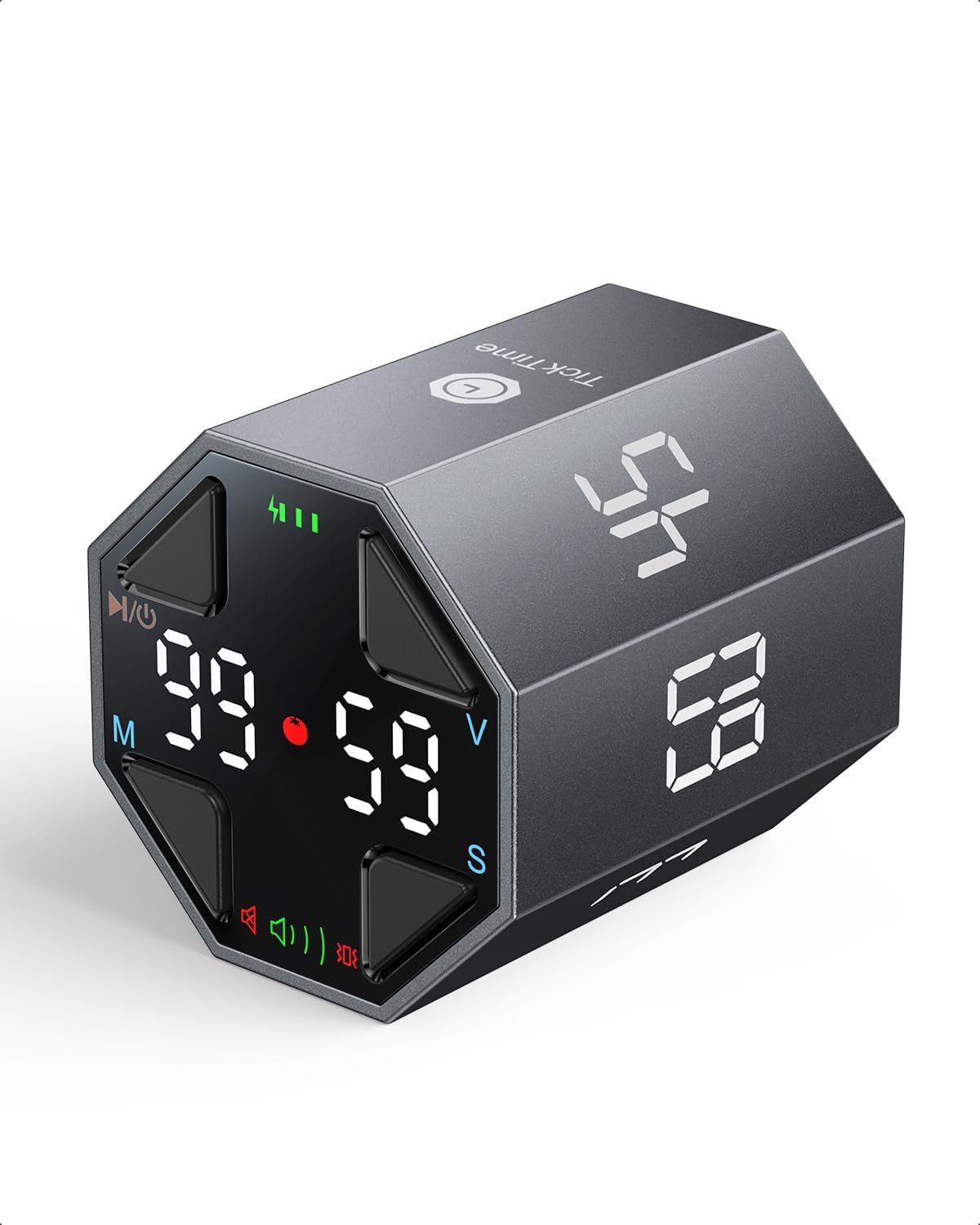 Octagon Pomodoro Timer Cube Desk Productivity Timer Adhd Timer Custom Pomodoro With Pause