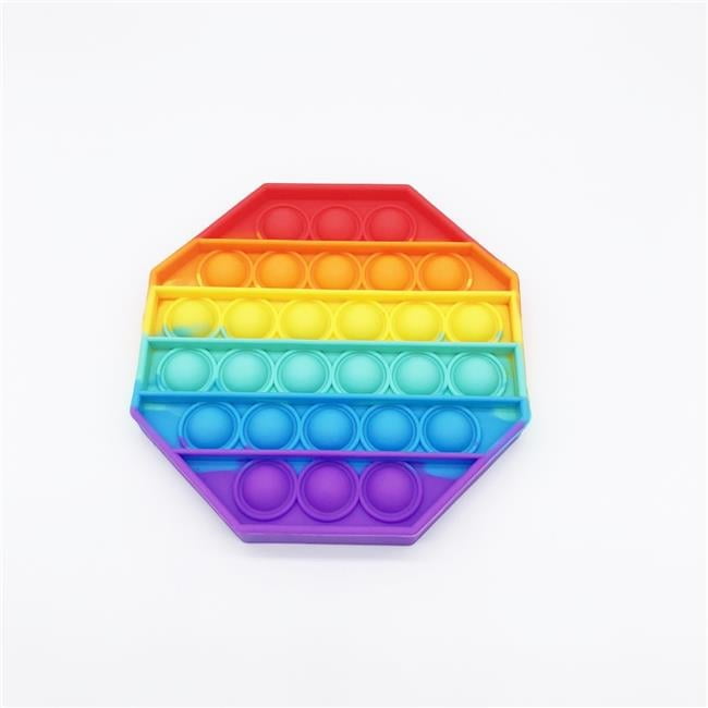 Octagon Shape EZ-Bubble Push & Pop Silicone Fidget Toy - Walmart.com