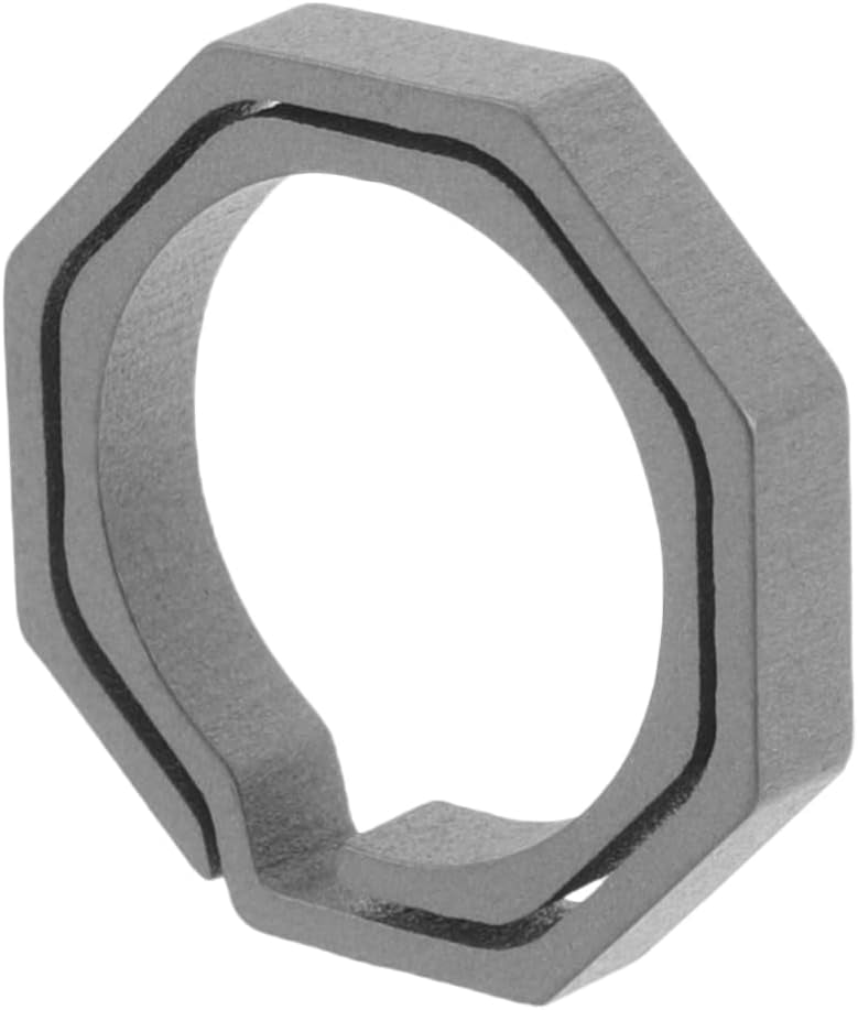 Octagon Titanium Keychain Tool with Belt Clip Lightweight Key Holder ...
