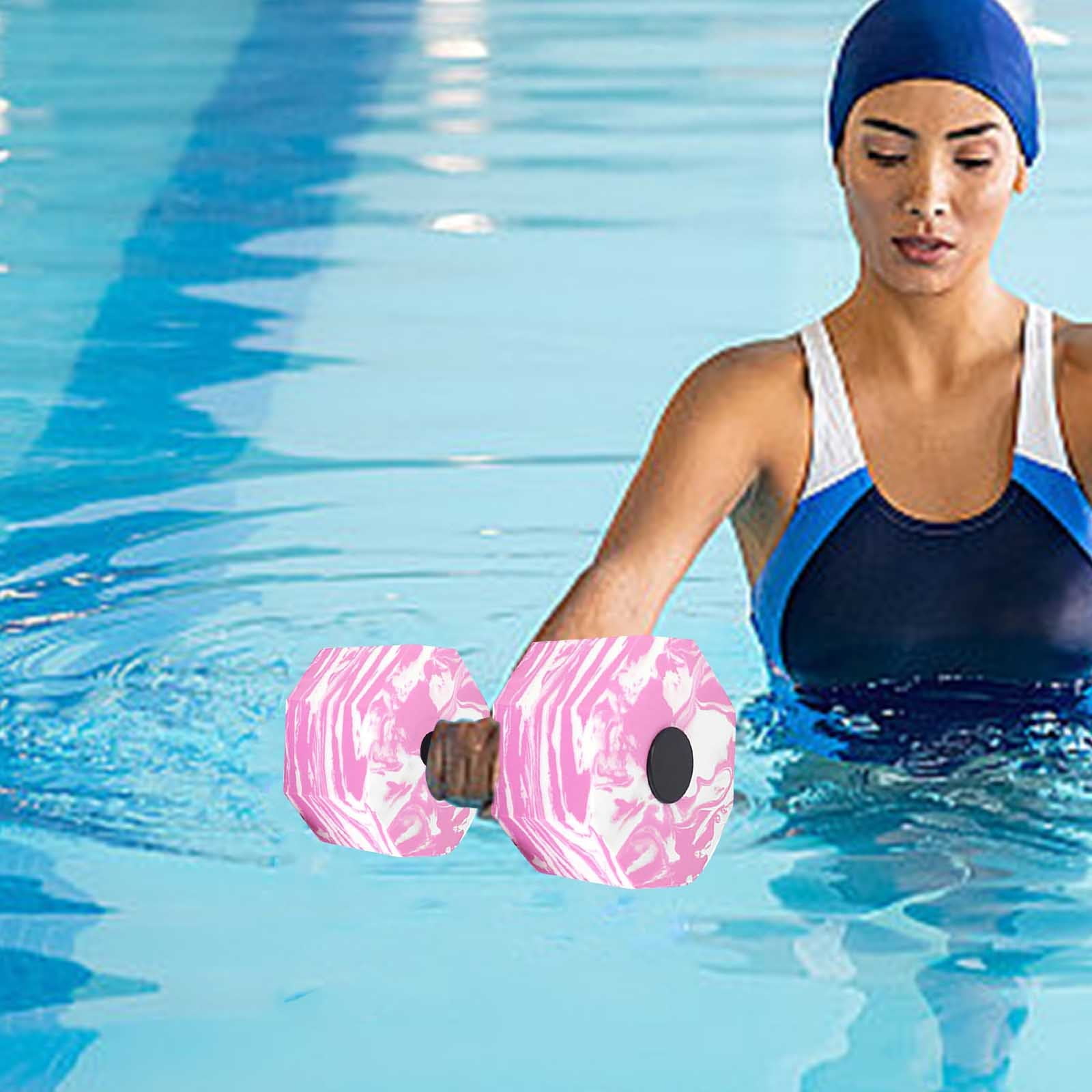 Octagonal Aqua Dumbbells for Swimming, Water Yoga & Pool Workouts ...