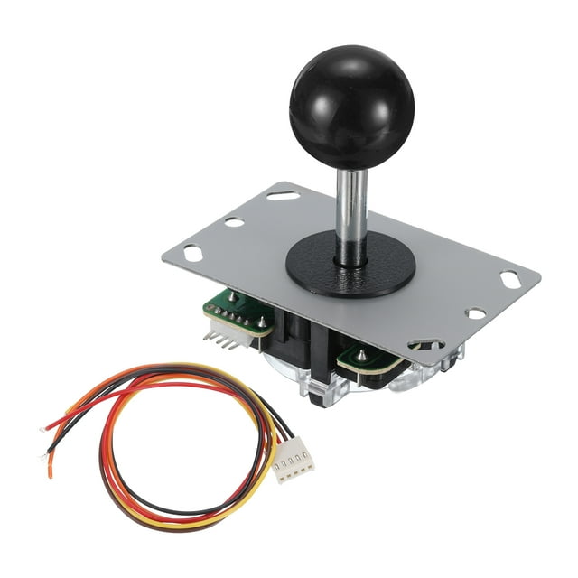Classic Octagonal Game Joystick with Ball Top, 4-Way Adjustable ...