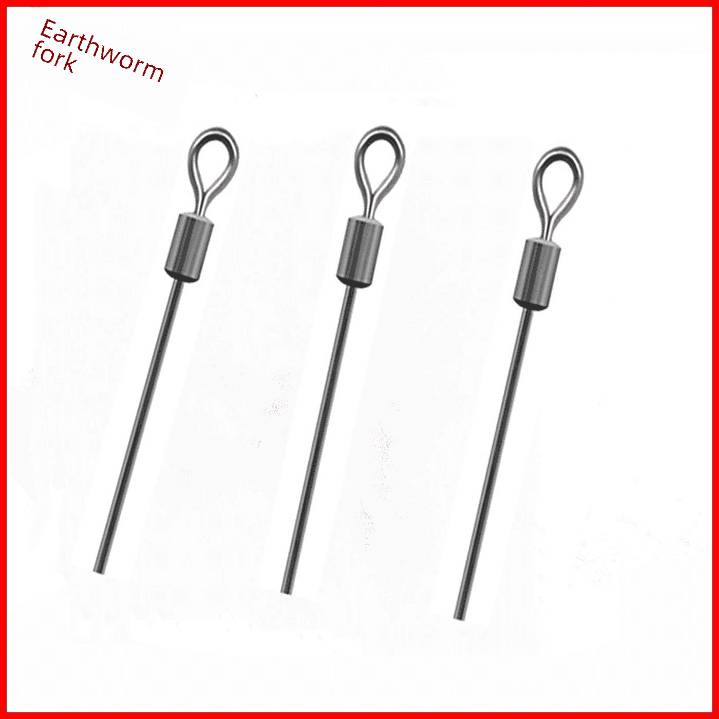Octagonal ring American swivel earthworm fork American long needle ...