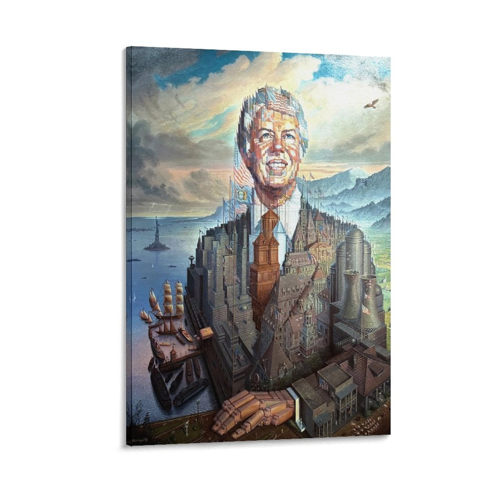 Octavio Ocampo Print Painting Jimmy1 Carter Print Photo Art Painting ...