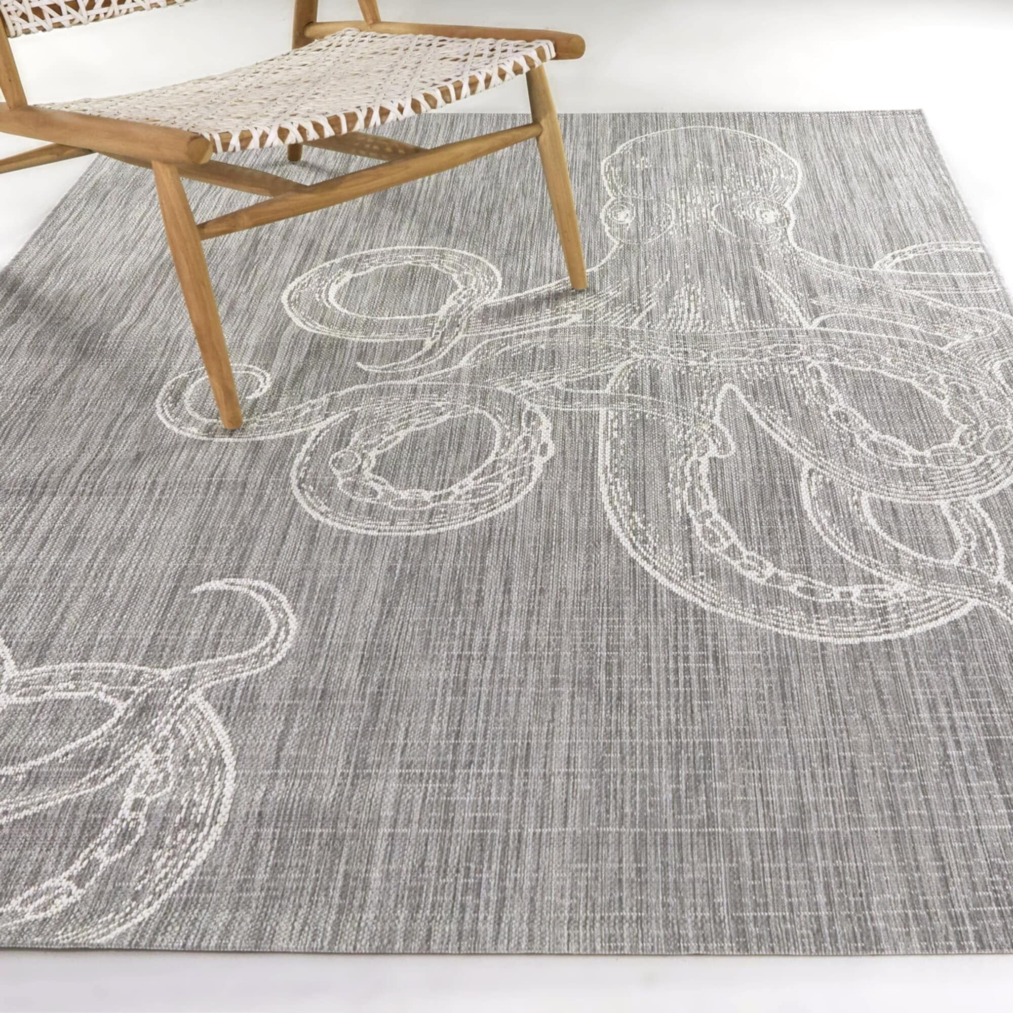 Octavius Coastal Octopus Area Rug - Walmart.com