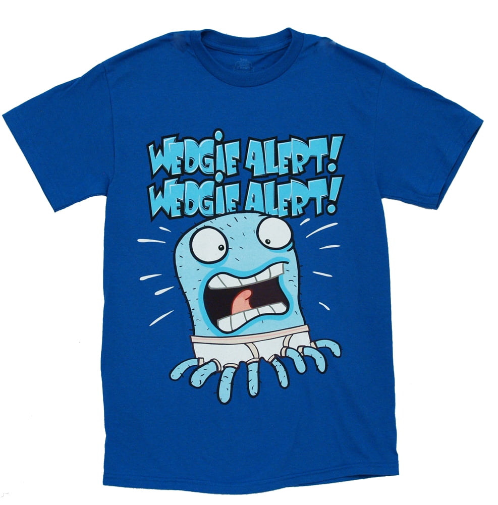 Octo Almost Naked Animals Wedgie Alert Cartoon Adult T-Shirt Tee ...