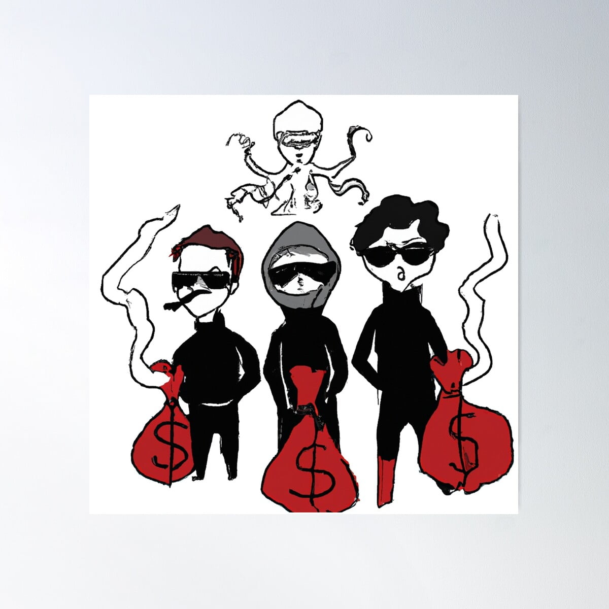 Octo-Heist: Professor Octopus Strikes Again! Poster Wall Art, Modern ...