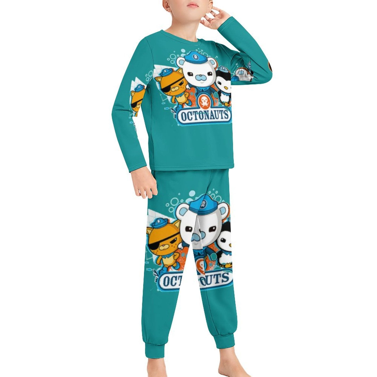 Octo-Naut Costumes T Shirt Set Crewneck Tee Shirt Pants Set Cartoon ...