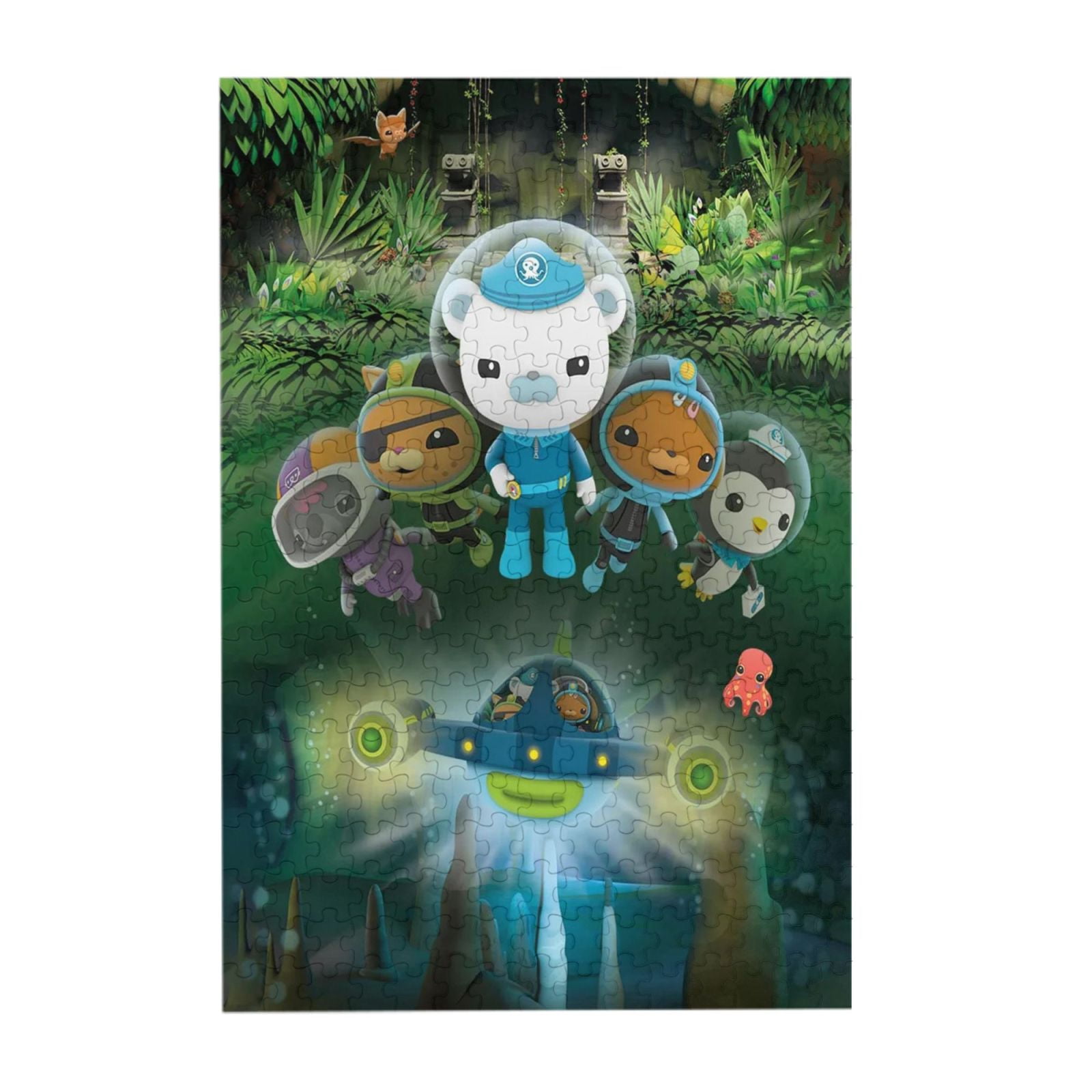 Octo-Naut Jigsaw Puzzles Novelty Jigsaw Puzzle Cartoon Puzzles for Home ...