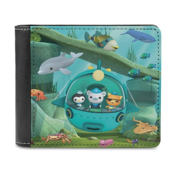 Octo-Naut Wallet for Men Leather Purse Clutch Card Holders Travel ...