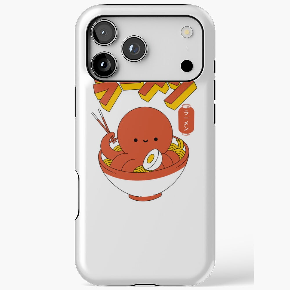 Octo Ramen Cute Kawaii Octopus in Ramen Bowl Phone Case for iPhone 11 ...