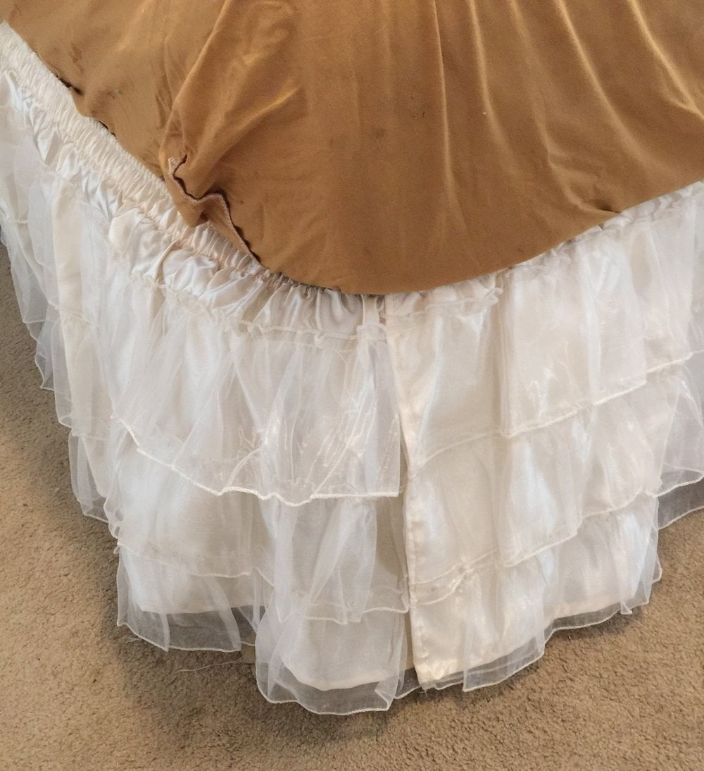 OctoRose 3 Layered Ruffled Organza face with Quality satin underneath ...