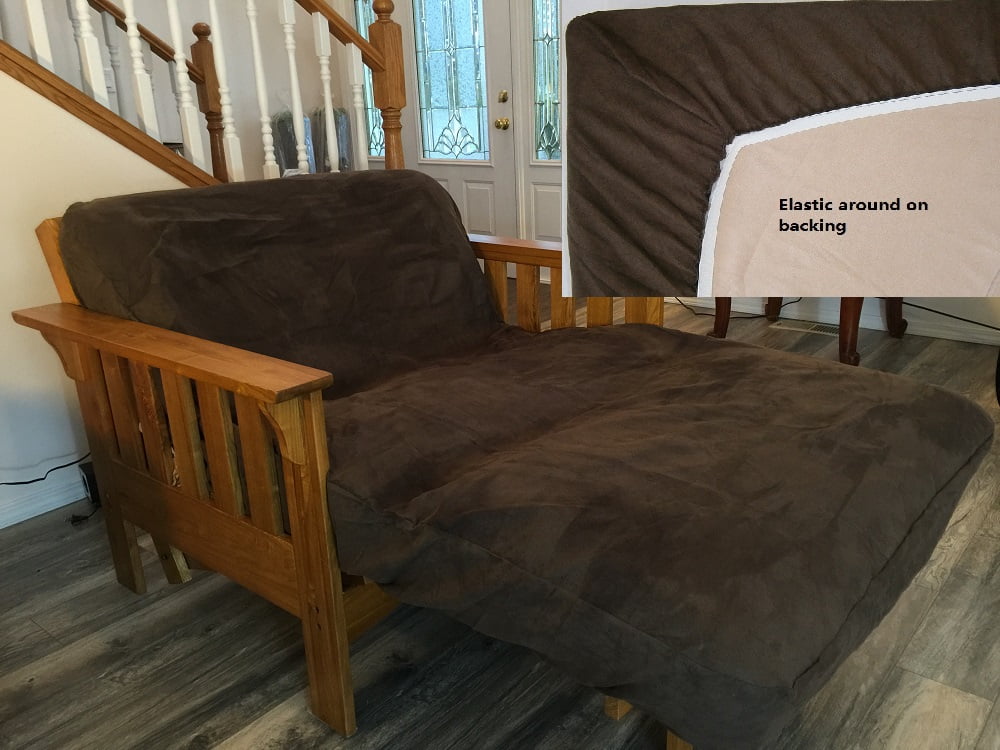 OctoRose Micro-Suede Futon Cover | Twin-Sized Elastic Mattress ...