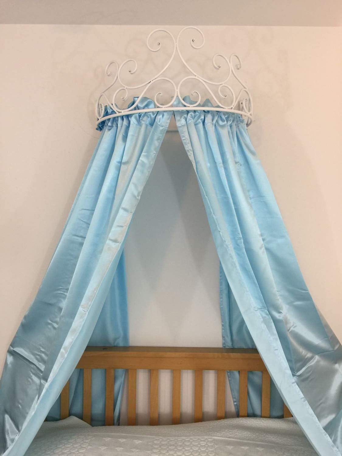 OctoRose Metal Wall Teester Bed Crown Canopy - Antique Crown Wall Decor ...