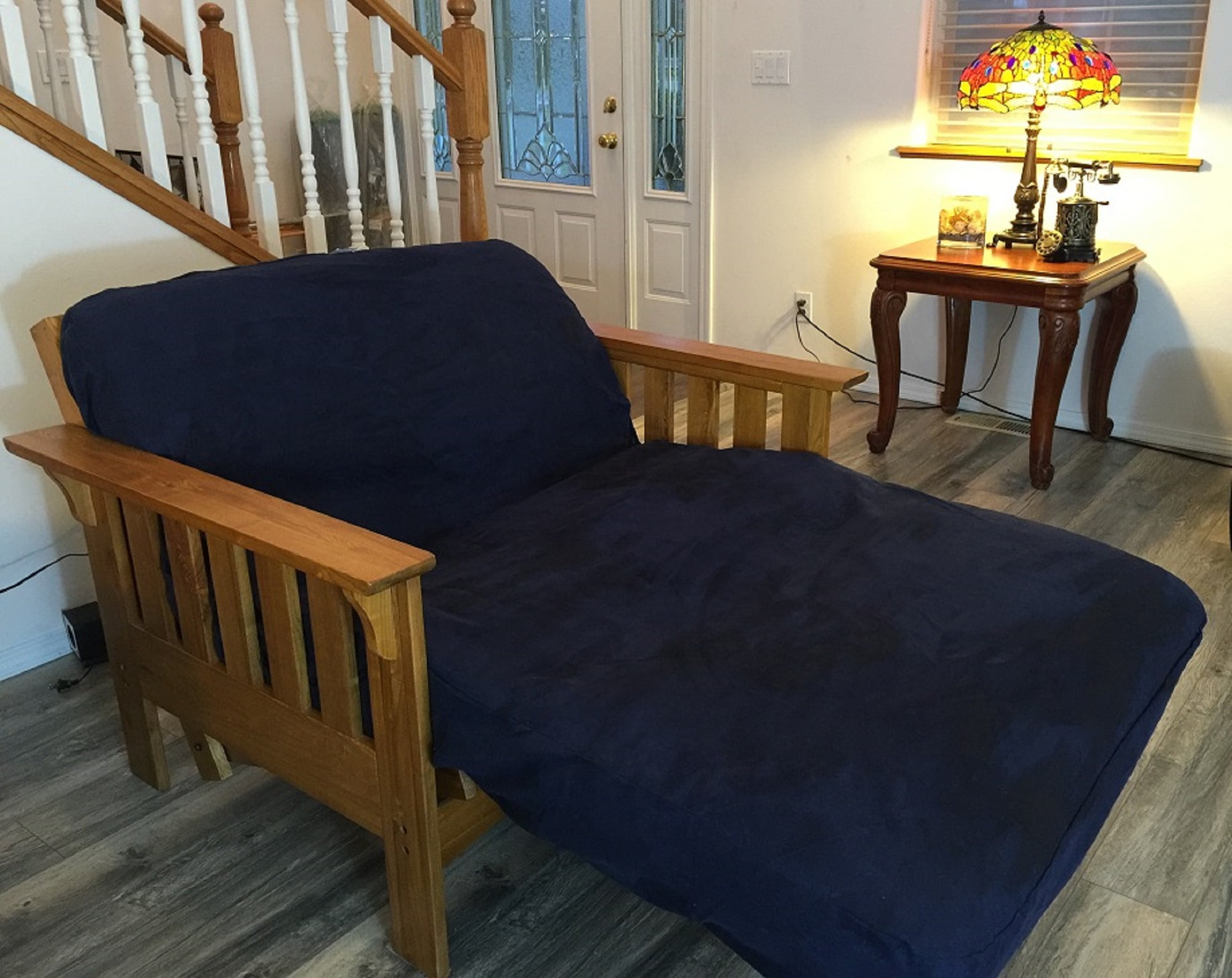 OctoRose Twin Size 39x75x8inch 3 Side Zipper Classic Soft Micro Suede ...