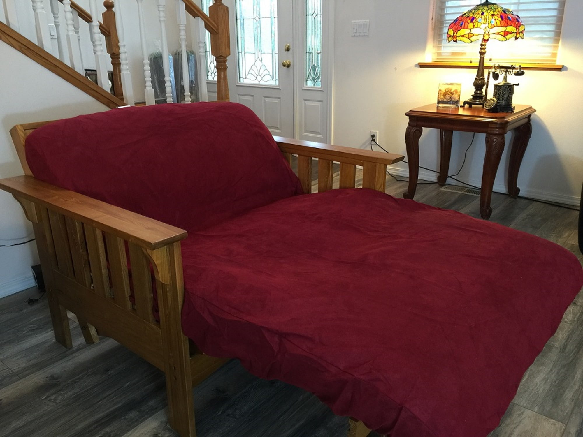 OctoRose Twin Size 39x75x8inch 3 Side Zipper Classic Soft Micro Suede ...