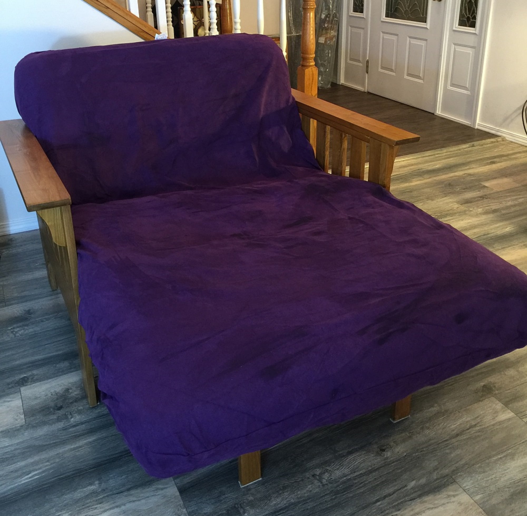 OctoRose Twin Size 39x75x8inch 3 Side Zipper Classic Soft Micro Suede ...