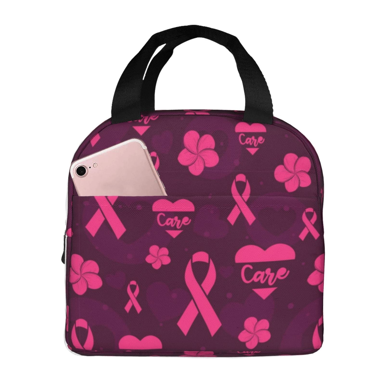 October Is Breast Cancer Awareness Month Pink Ribbon Lunch Bag ...