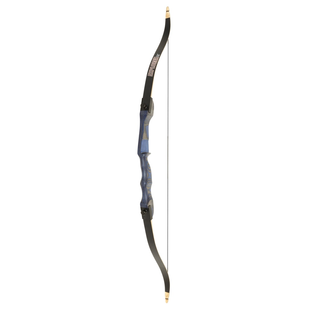 October Mountain Explorer CE Recurve Bow Blue 54 in. 28 lbs. LH ...