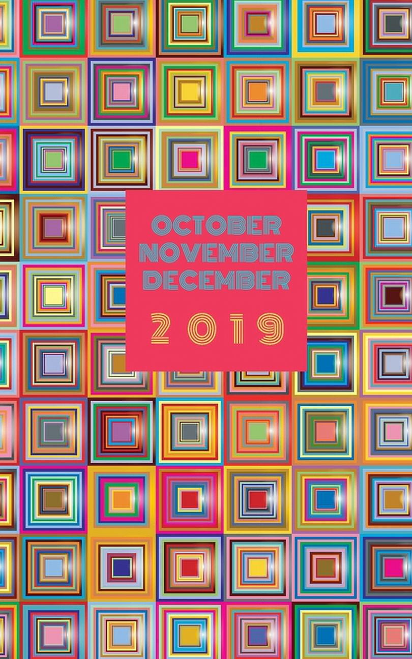 October, November, December 2019 : 5" x 8" 126 page End of the Year ...
