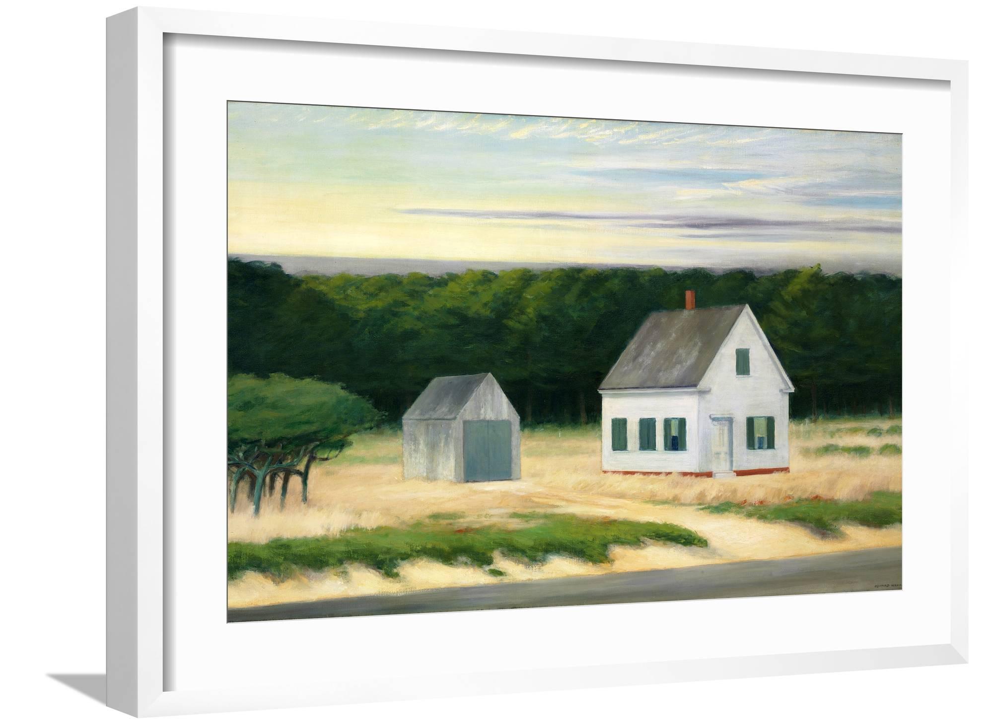 Art.com October on Cape Cod Giclee Print by Edward Hopper, White Frame ...
