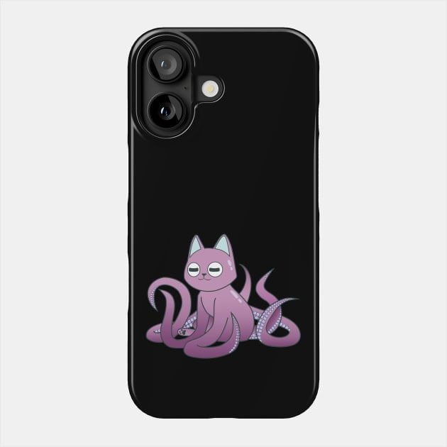 Octocat Funny Creepy Retro Tentacle Cat Meme Halloween Tough Case for ...