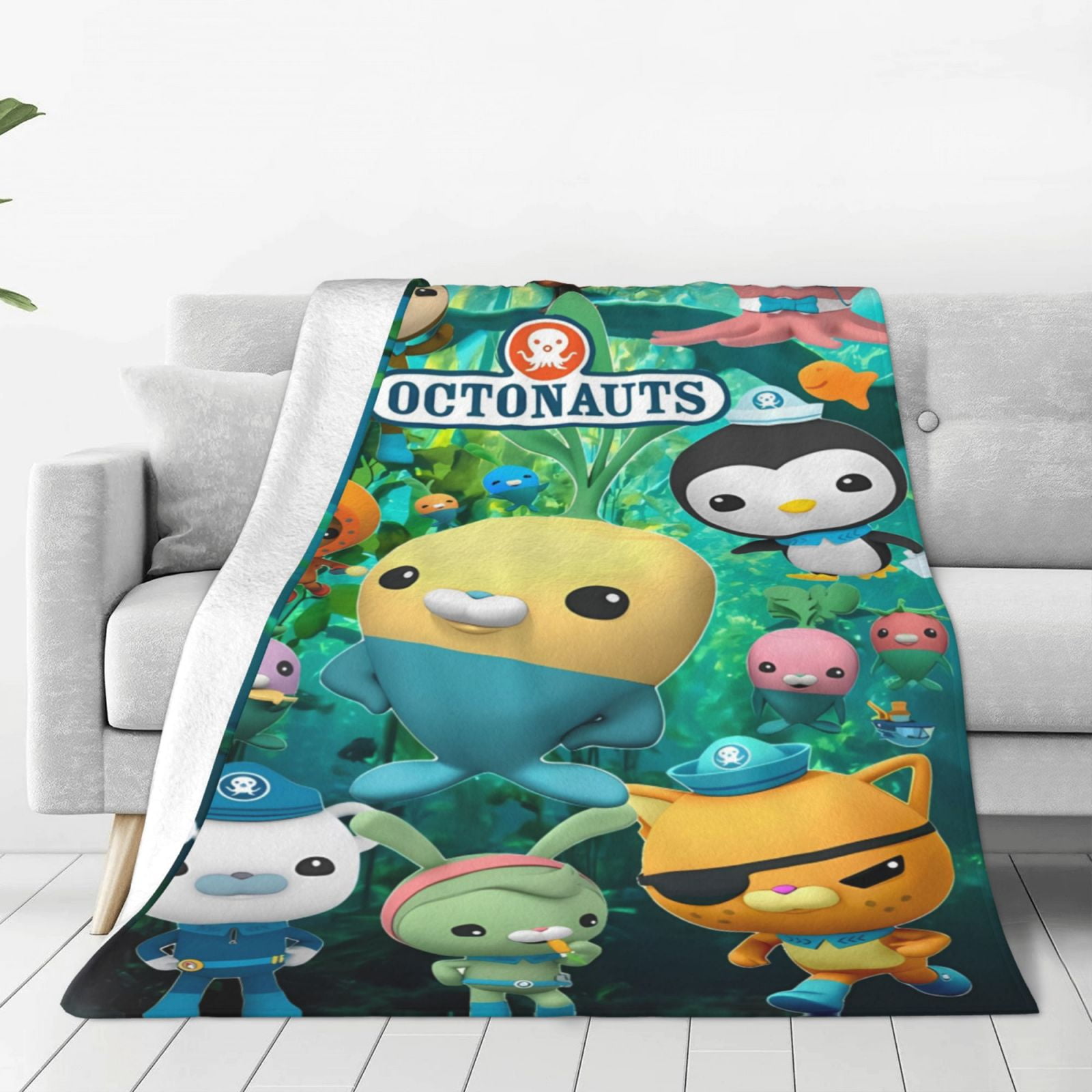 Octonauts-1 (6) Throw Blanket Ultra Cozy Warm Bed Blankets Lightweight ...