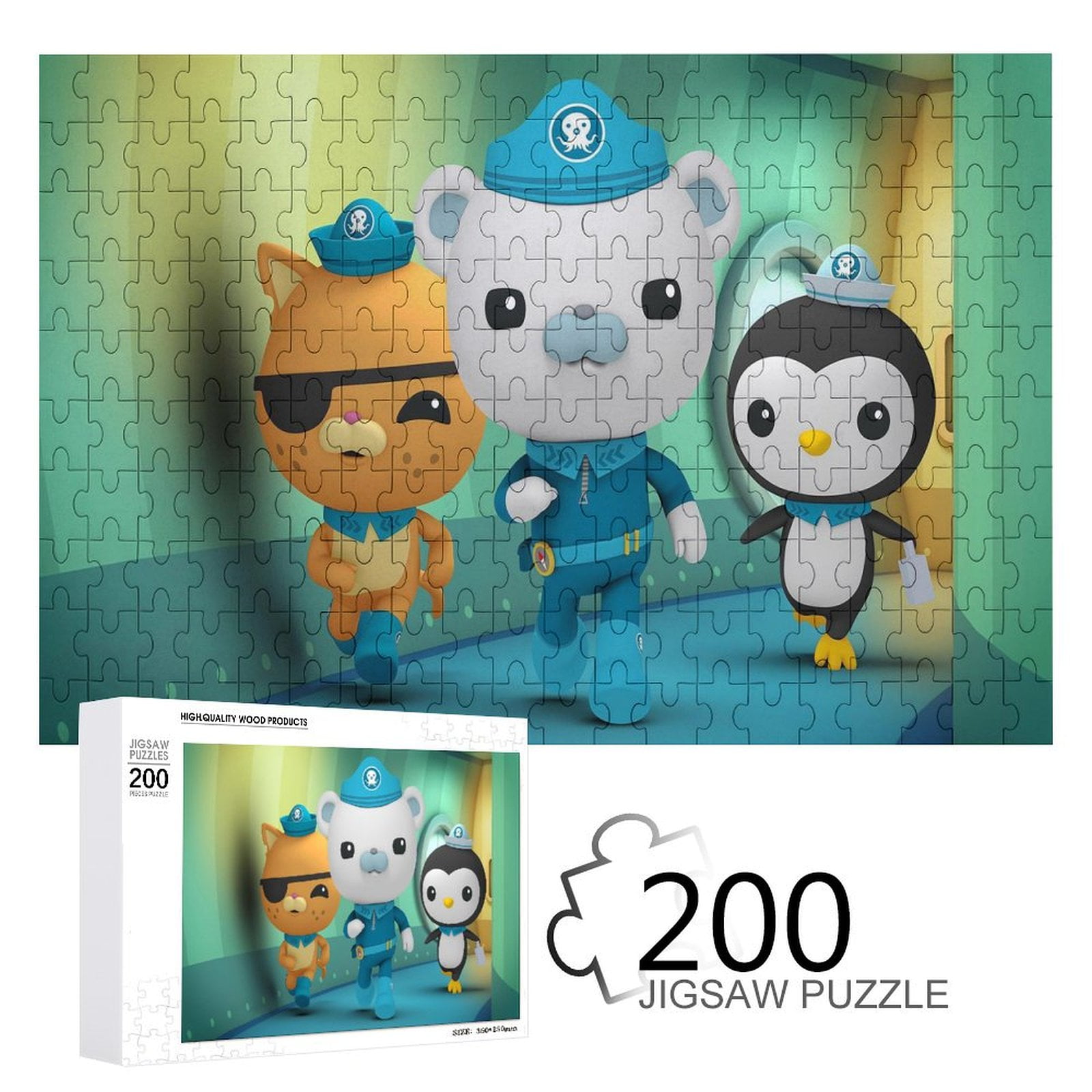 Octonauts 200 PCS Puzzle for Adults - Jigsaw Puzzle for Kids Boys Girls ...