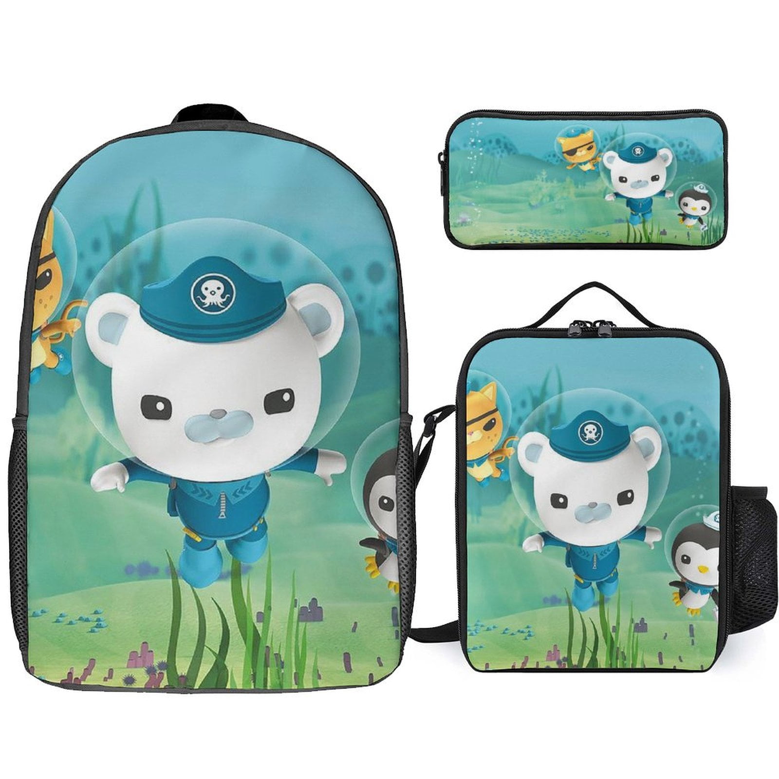 Octonauts 3Pcs Backpacks Sets Book Bag with Lunch Bag And Pencil Case ...