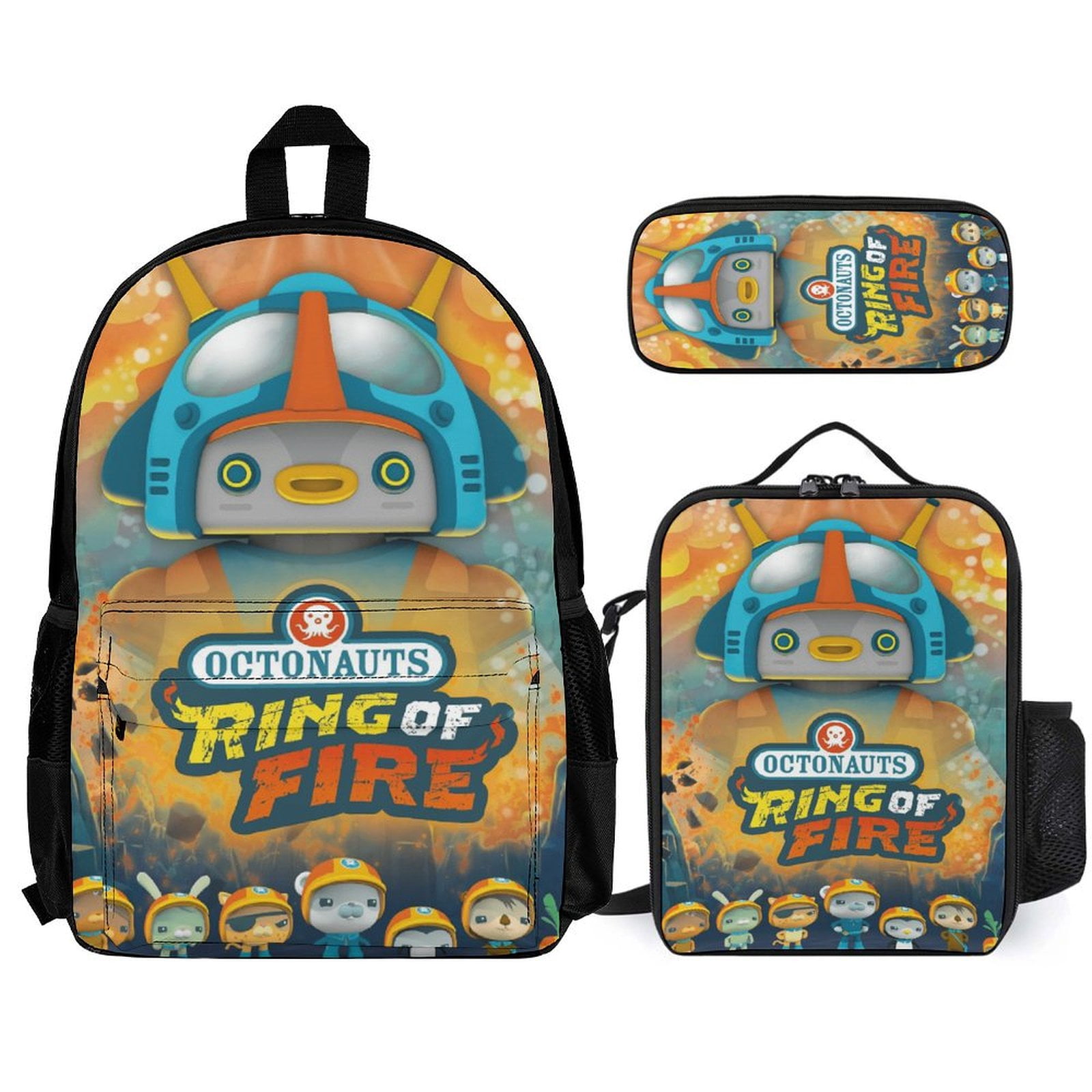 Octonauts 3Pcs Backpacks Sets Book Bag with Lunch Bag And Pencil Case ...
