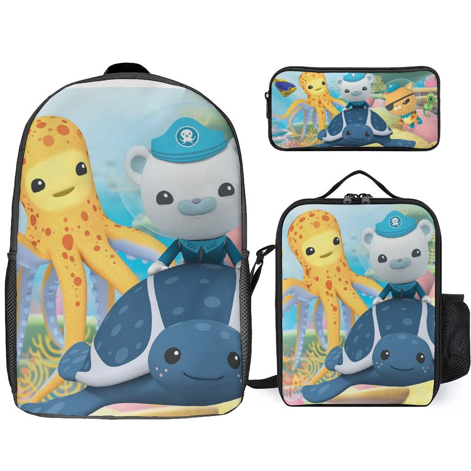 Octonauts 3Pcs BookBag Backpacks Sets with Lunch Bag And Pencil Case ...