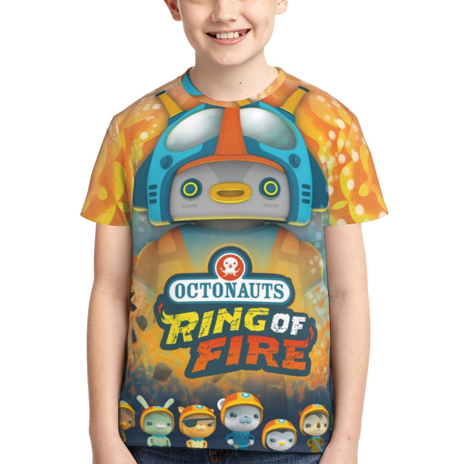 Octonauts 3d Printed T-Shirt Short Sleeve Tees Shirt For Boys Girls ...