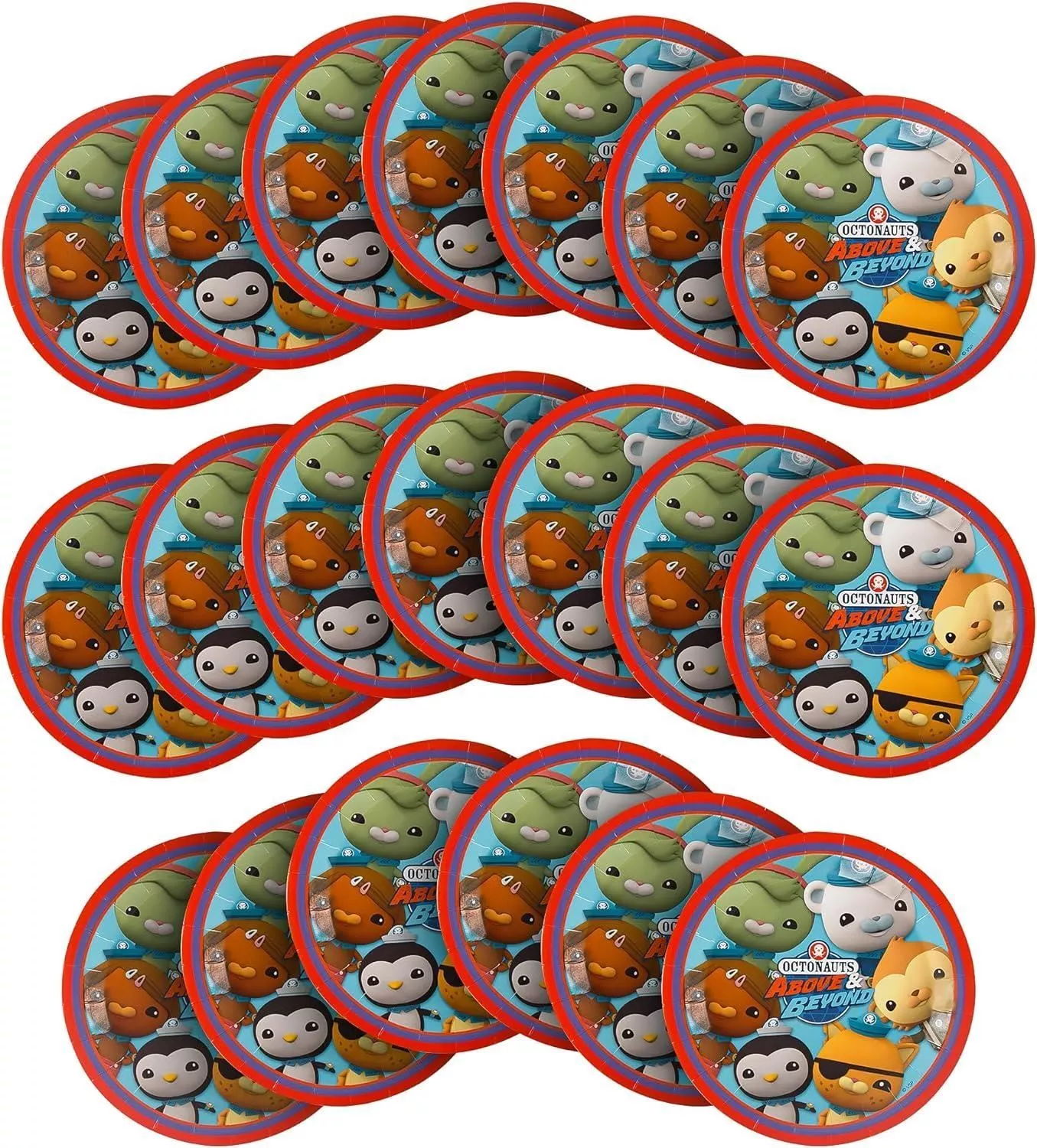 Octonauts 9" Paper Plates 20Ct Party Supplies Kids Tv Show Characters ...