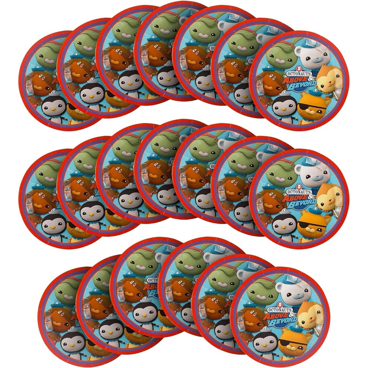 Octonauts 9" Paper Plates 20ct Party Supplies Kids TV Show Characters ...