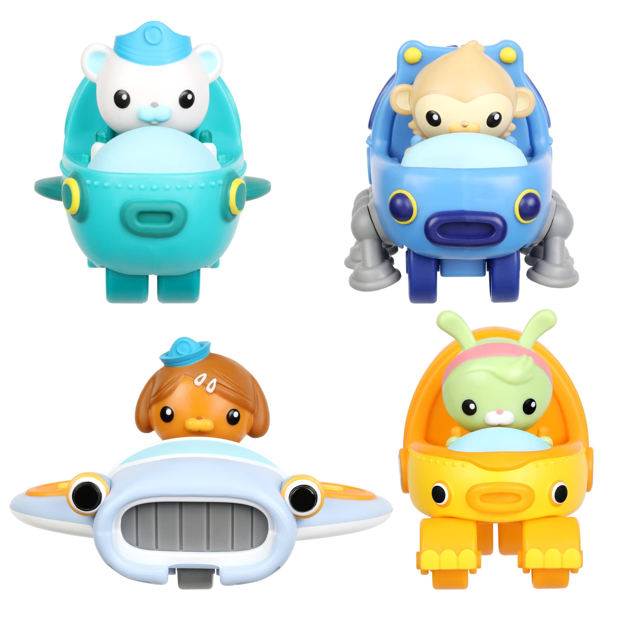 Octonauts 16040566MLI0815 ABS Gup Racers Play Vehicles, Pink, 4 Pieces ...