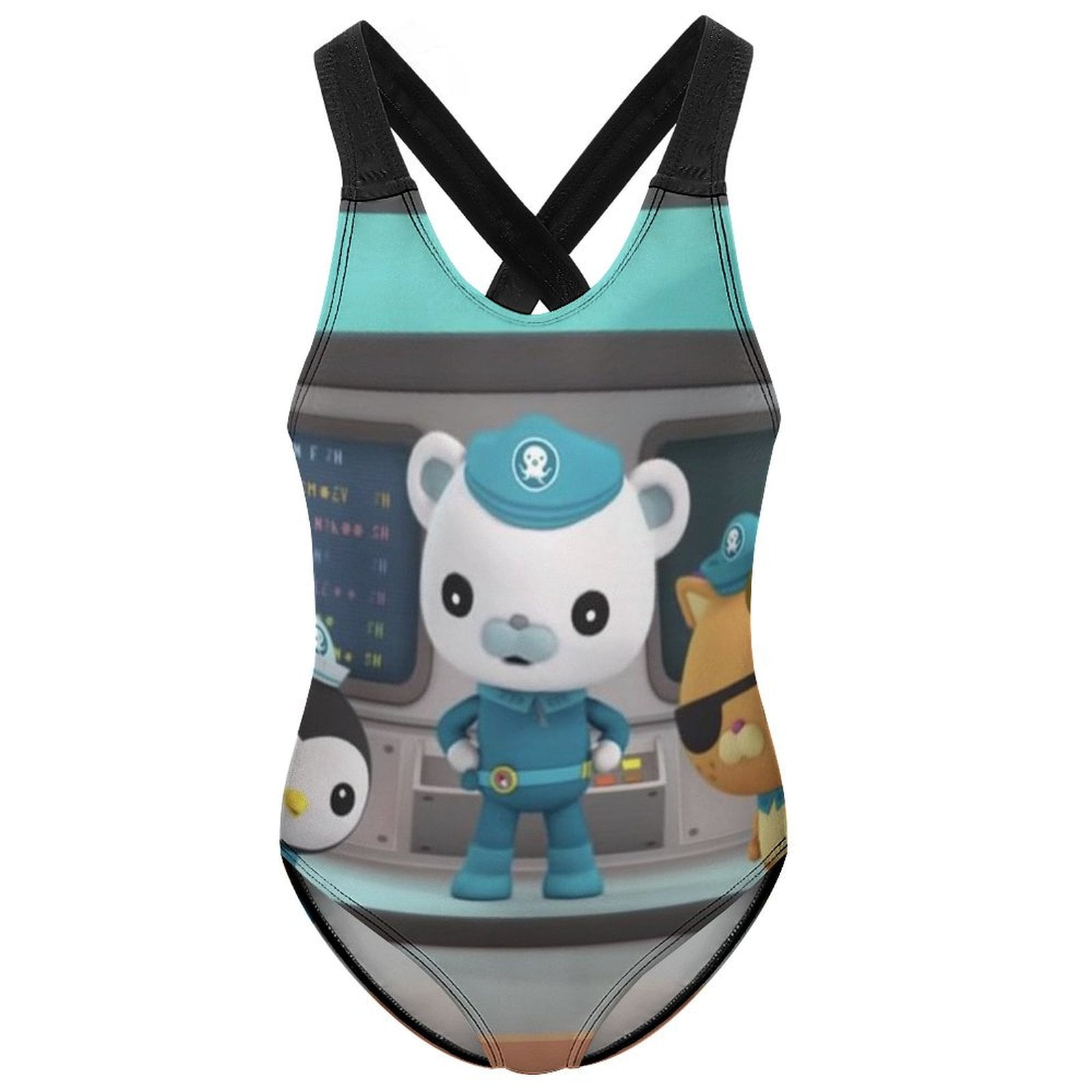 Octonauts Animated Children's One-piece Swimsuit Summer Girl's Swimming ...