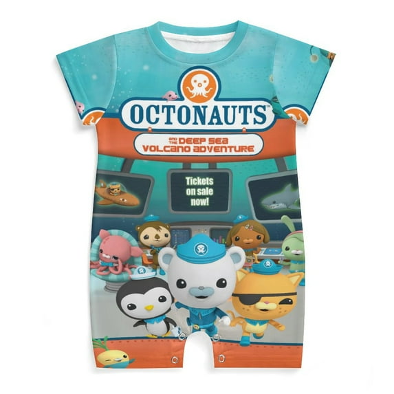 Octonauts Baby Boy Girl Short Sleeve Romper Clothing Set Print Cartoon ...