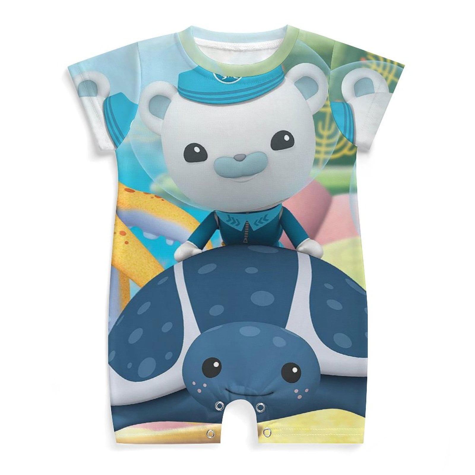 Octonauts Baby Boy Girl Short Sleeve Romper Clothing Set Print Cartoon ...