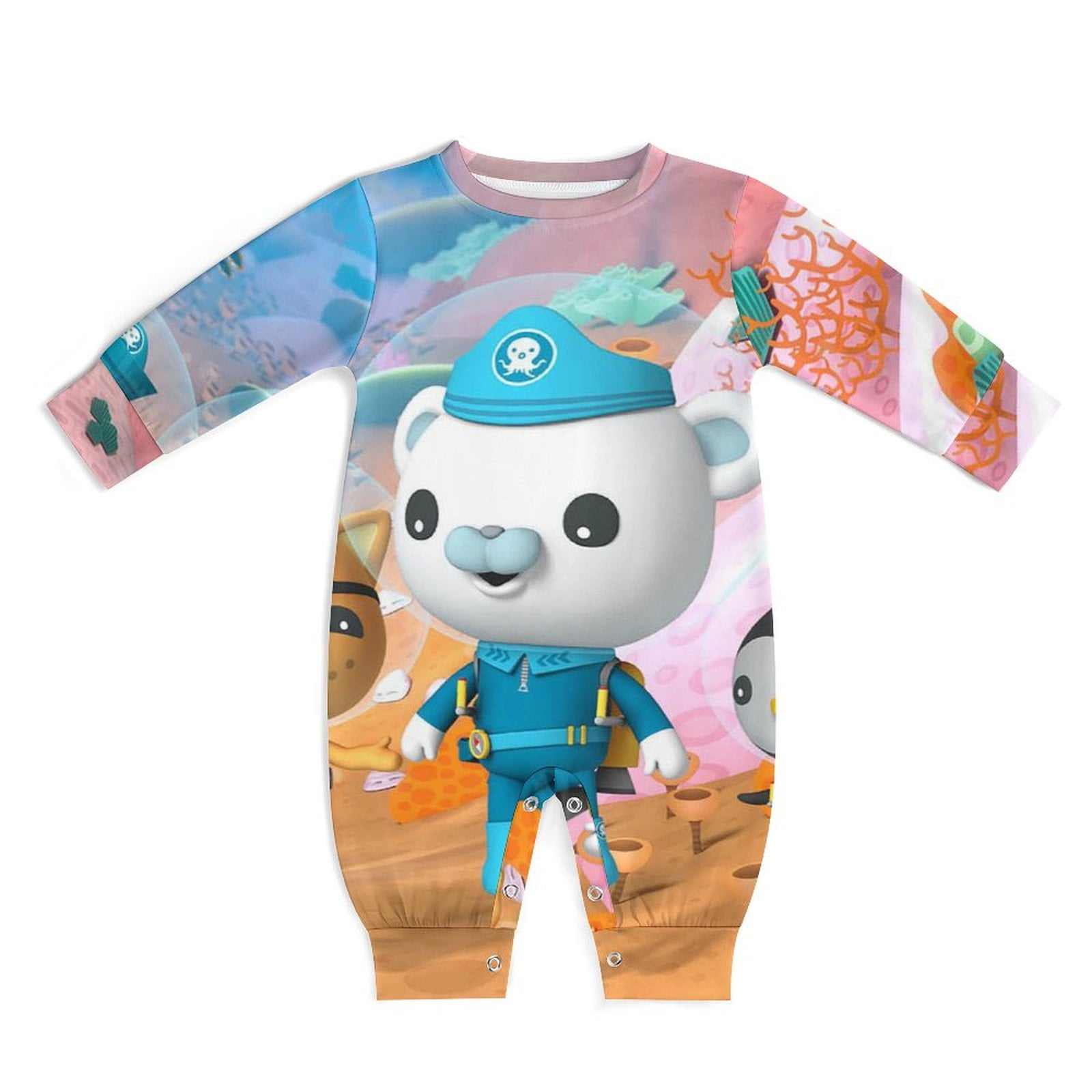 Octonauts Baby Romper Jumpsuits, Long Sleeve Footless One-Piece Outfits ...