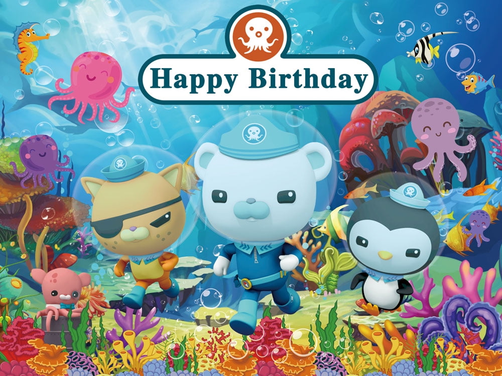 Octonauts Backdrop Banner Party Supplies Poster Movie Theme Background ...