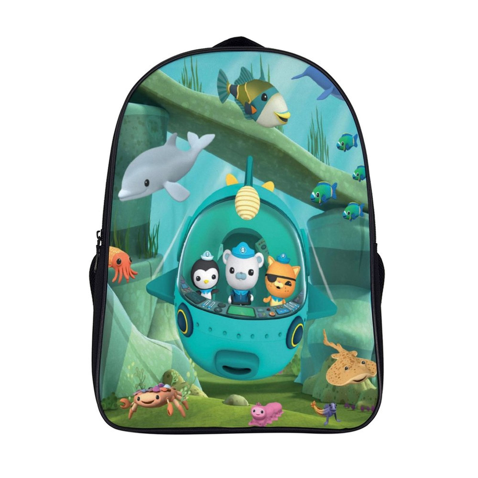 Octonauts Backpack 16 Inch Book Bags Casual Daypack for Travel Work ...