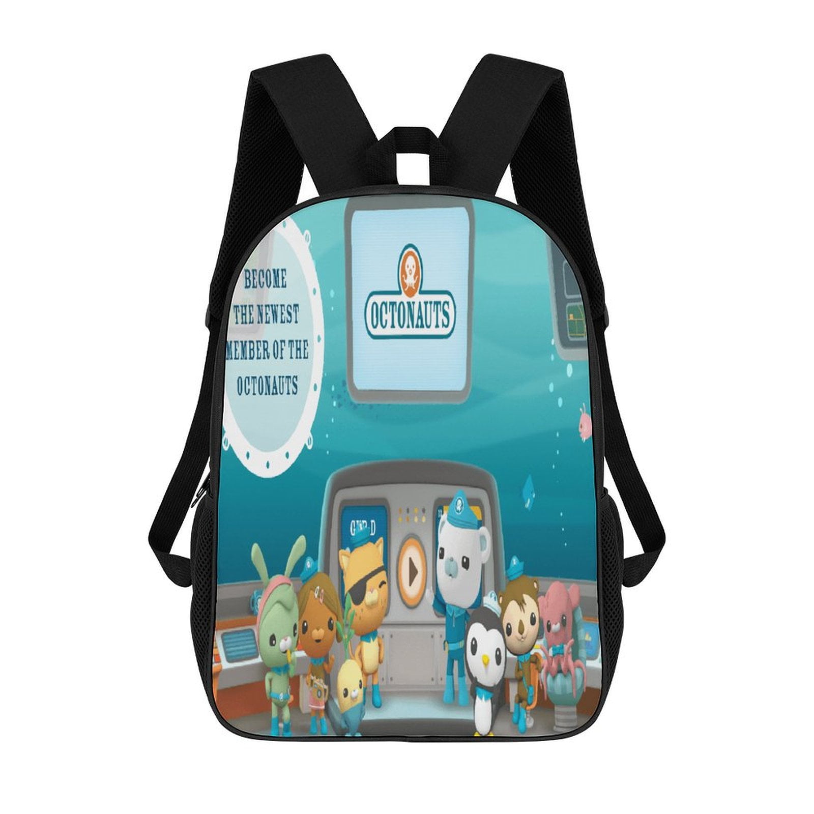 Octonauts Backpack 17 Inch Book Bags Casual Daypack for Travel Work ...
