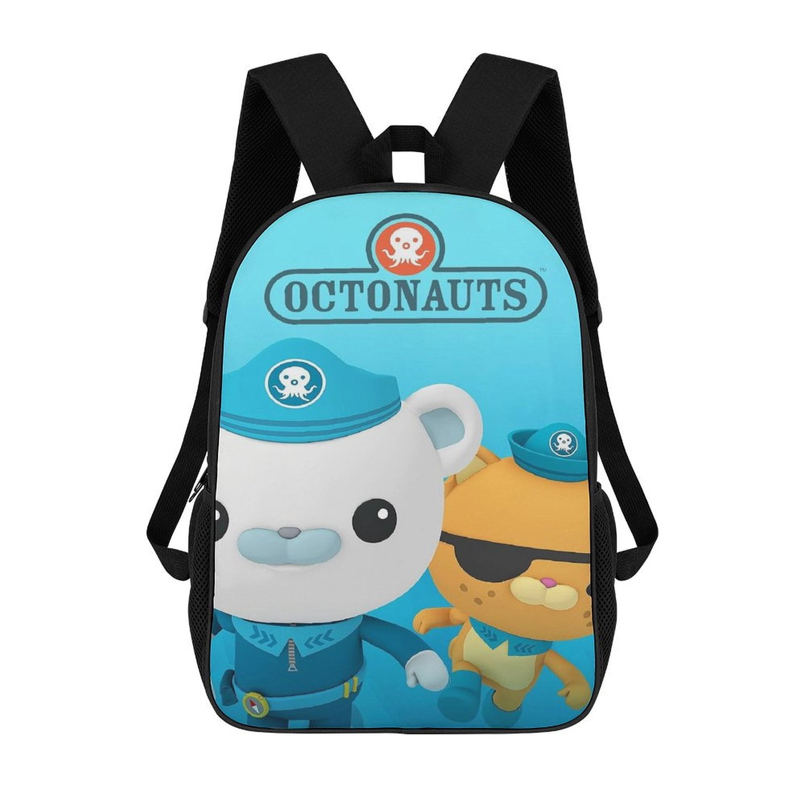 Octonauts Backpack 17 Inch Book Bags Casual Daypack for Travel Work ...