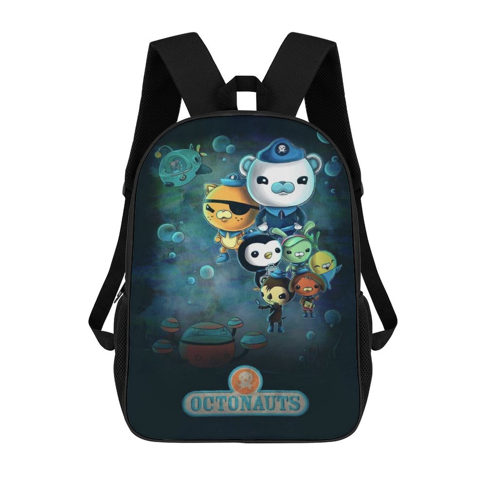Octonau-t Backpack 17 Inch Lightweight Anime Print Design Backpack ...